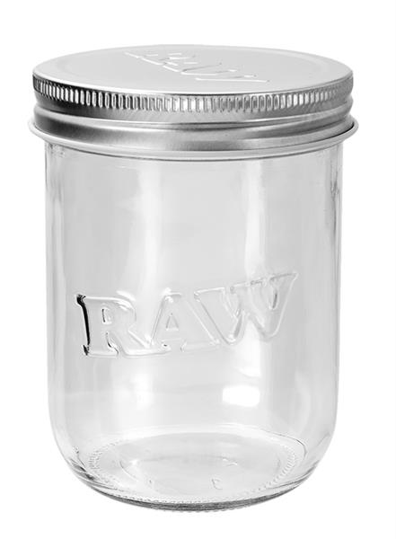 RAW Einmachglas 475ml Mason Glass Jar 16oz | Aufbewahrung ...